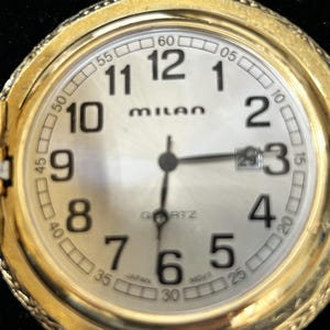 Milan Pocket Watch and Fob - Etsy