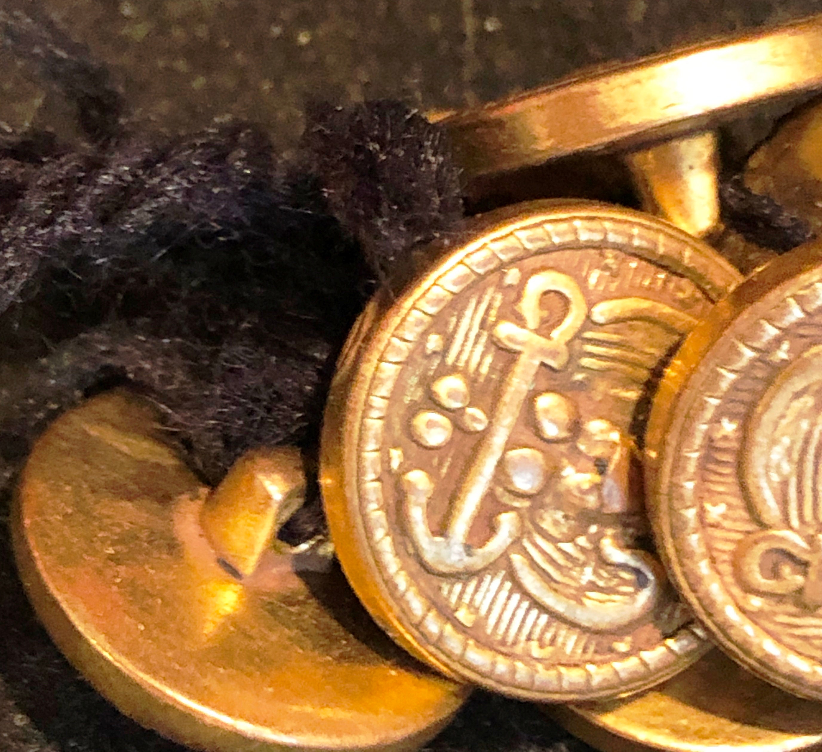 7 Antique Navy Anchor Eagle With 13 Stars Military Buttons - Etsy