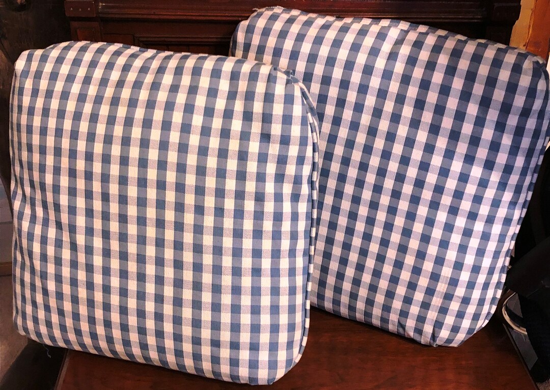 Blue and White Buffalo Check 17 Throw Pillows - Etsy