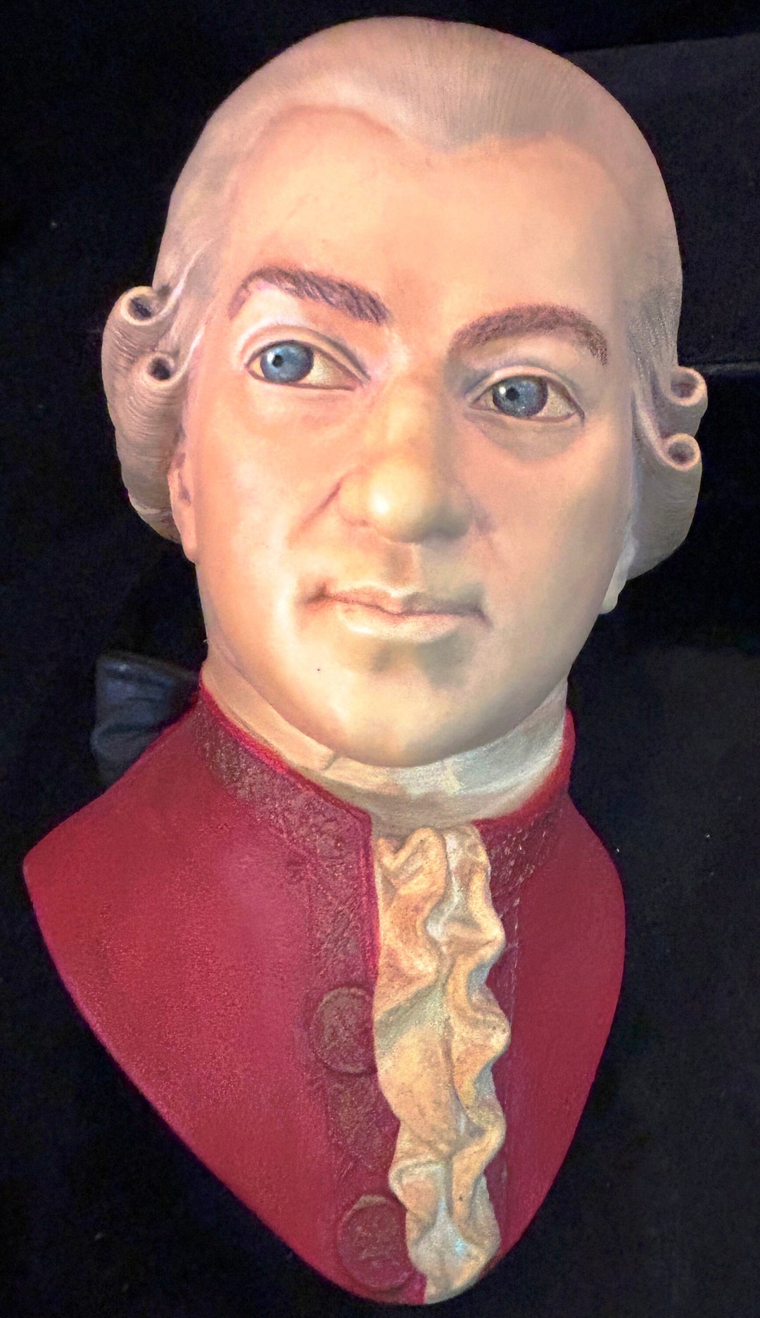 Bossons England Mozart Chalk Ware Bust Excellent - Etsy