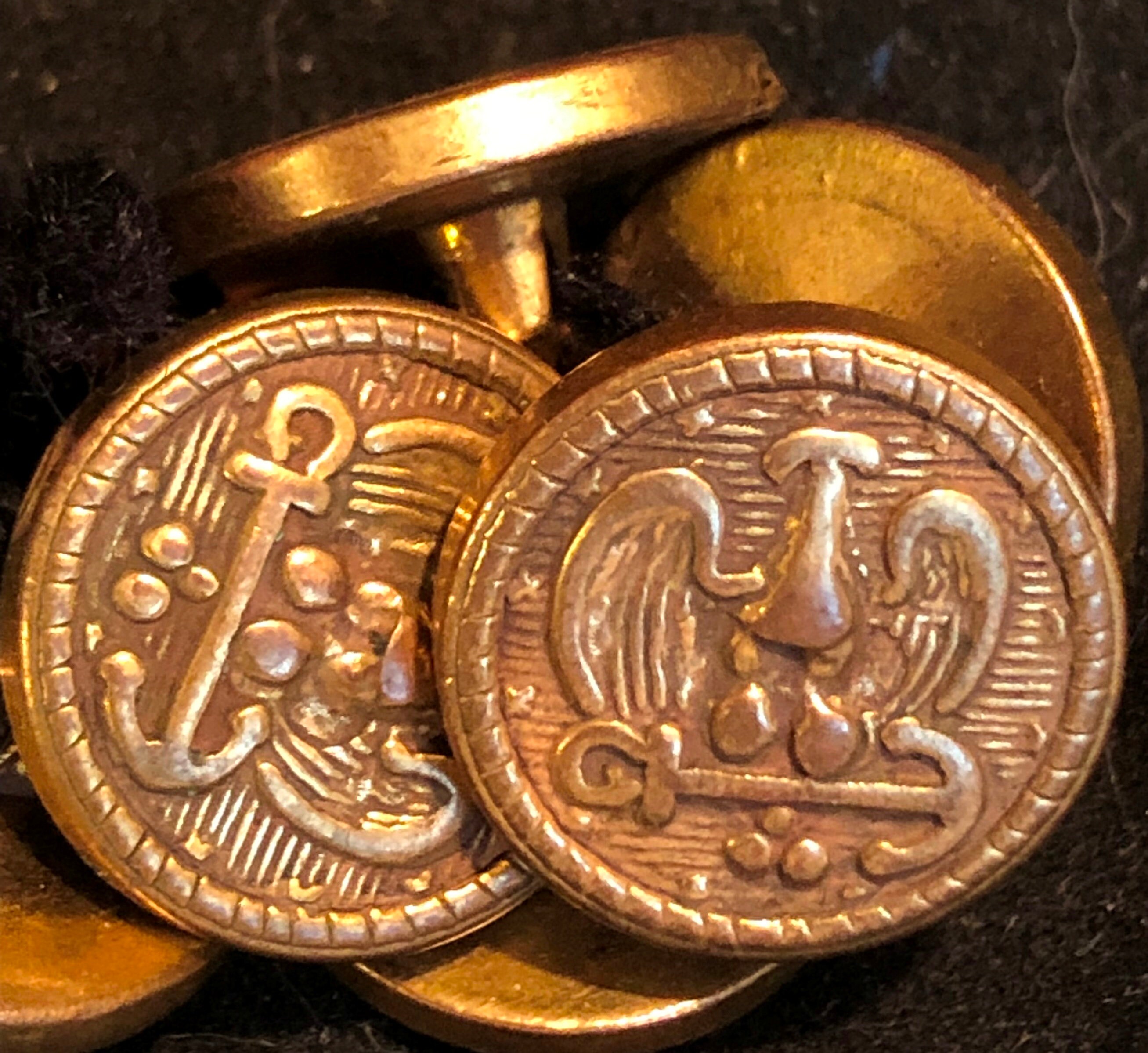 7 Antique Navy Anchor Eagle With 13 Stars Military Buttons - Etsy