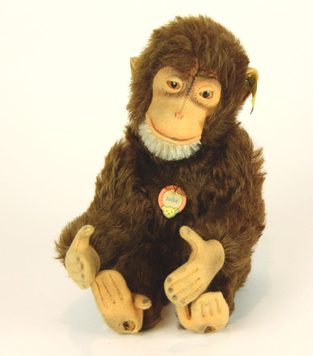 Steiff Jocko Chimpanzee Vintage German Stuffed Toy Mohair Monkey All ...