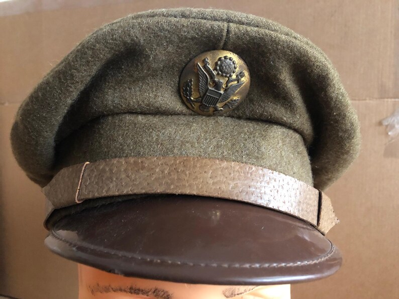 WW2 1940s US Army Enlisted Service Cap reproduction - Etsy Australia