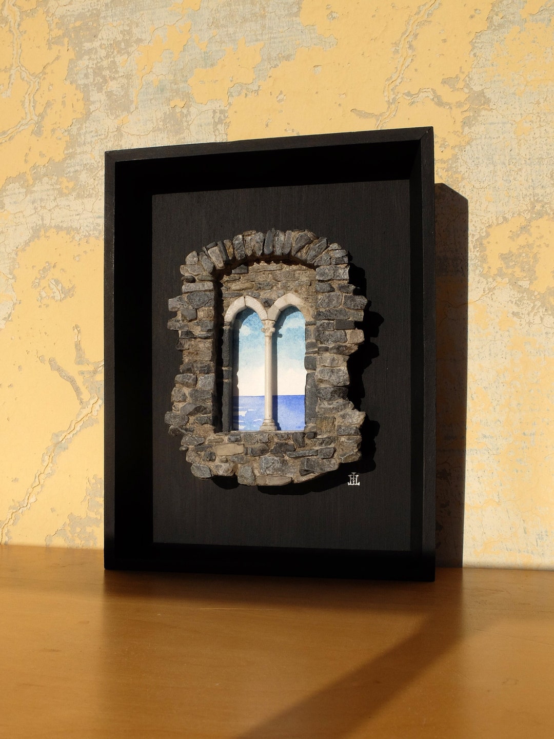 Portovenere Window - Natural Stone Miniature - Liguria, Italy, Medieval ...