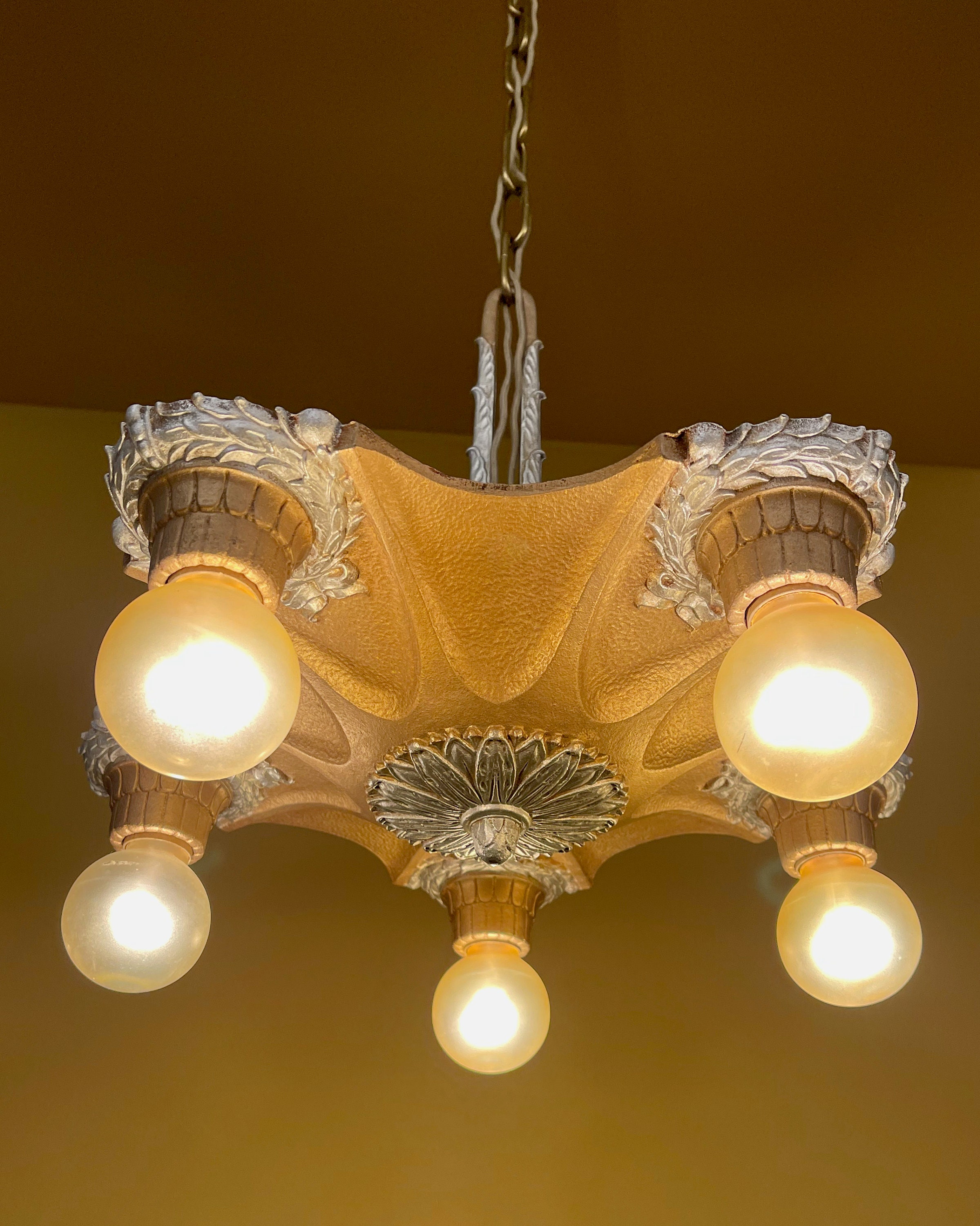 Vintage Lighting 1930s Art Deco MARKEL Chandelier More - Etsy