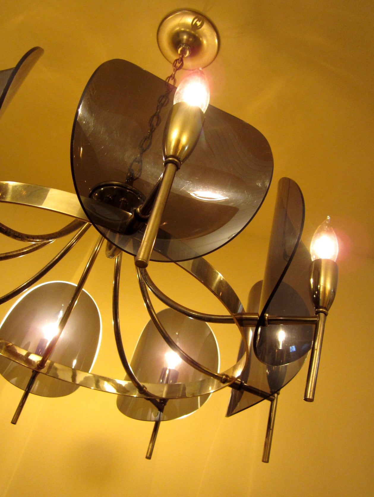 Vintage Lighting 1960s Chandelier by Feldman of LA. Extraordinary - Etsy