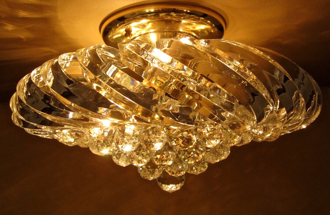 Vintage Lighting 1970s LUCITE Ceiling Fixture. Way Mod. Way Cool. - Etsy