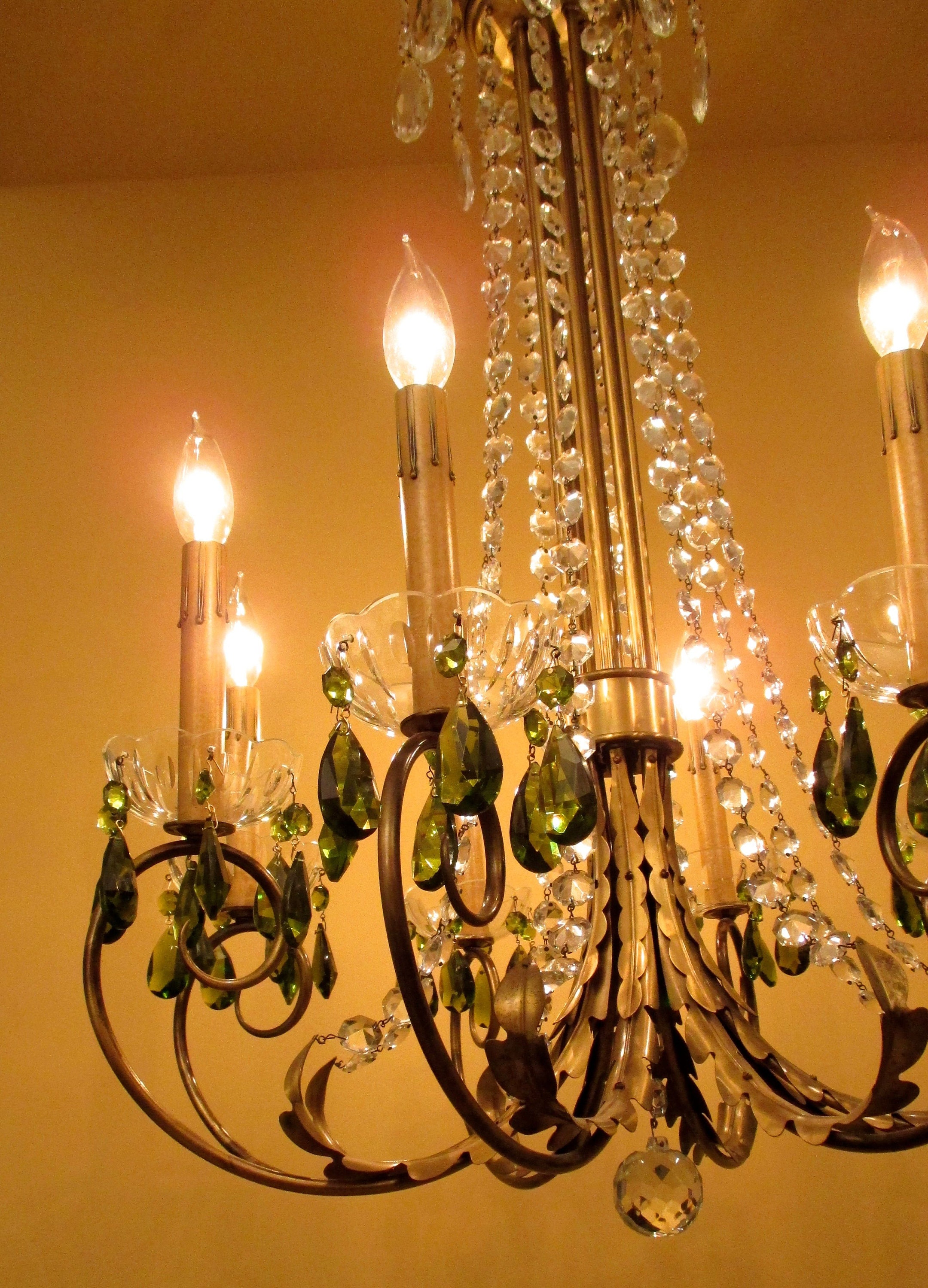 Vintage Lighting 1950s Hollywood Regency. ONE Crystal - Etsy