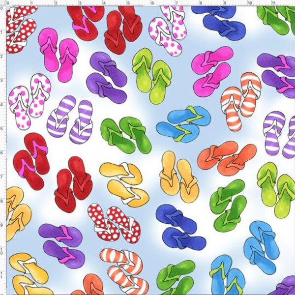 Beach Theme Fabric - Etsy