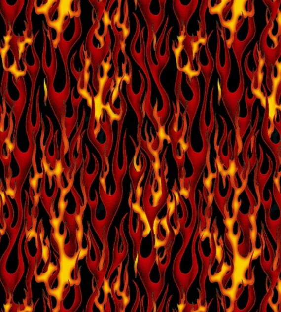 Elizabeth Studios Fire Flames in Motion Red Quilters Cotton | Etsy