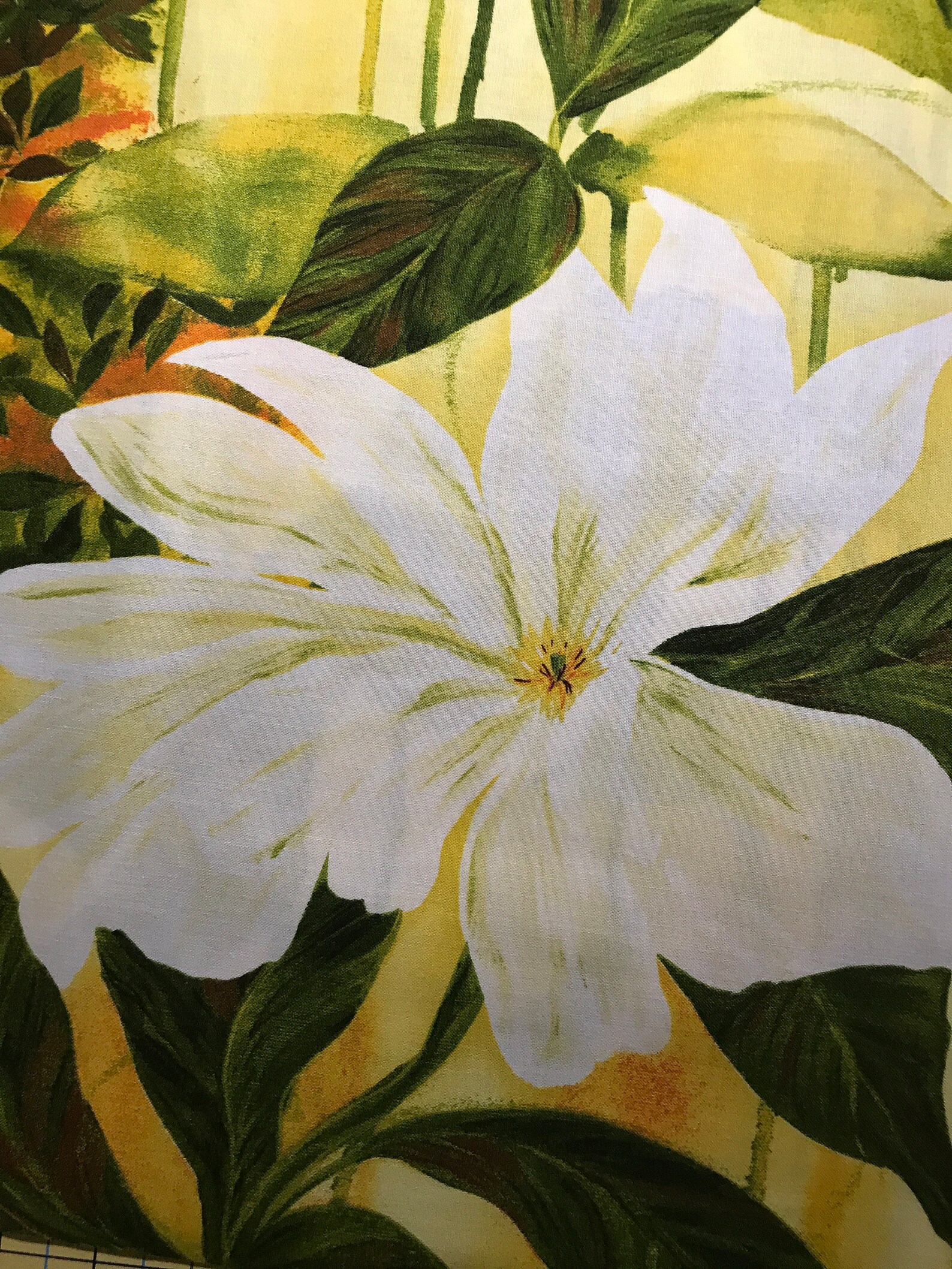 Frond Designs Studios Fabric Called THE WEDDING TREE Panel | Etsy