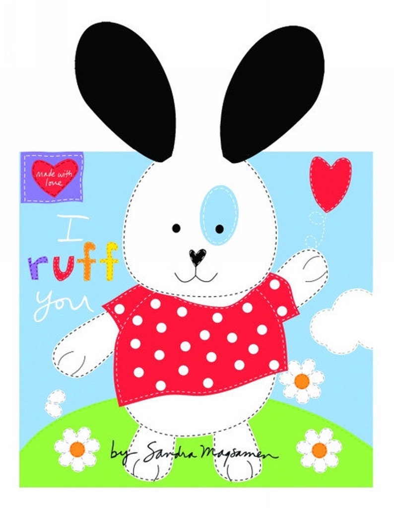 Studio E Quilt Fabrics Huggable & Loveable I Ruff You Soft - Etsy