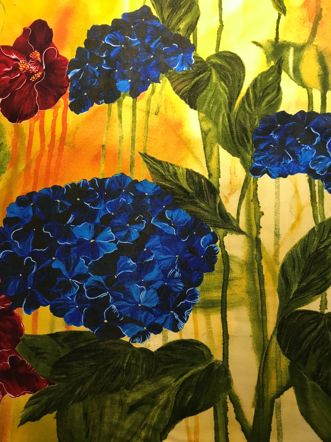 Frond Designs Studios Fabric Called THE WEDDING TREE Panel - Etsy