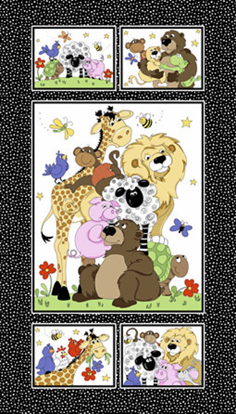 SALE SALE World of Susybee Color Me 24 In. Panel White/black - Etsy