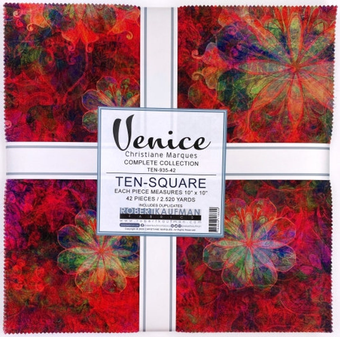 Robert Kaufman Fabrics Ten Squares Venice By Christiane Marques