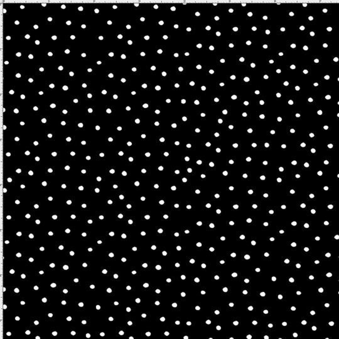 Loralie Designs Dinky Dots Black / White Polka Dot Fabric BTY - Etsy