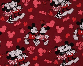 Mickey and Minnie Love Panel Springs Creative - Etsy