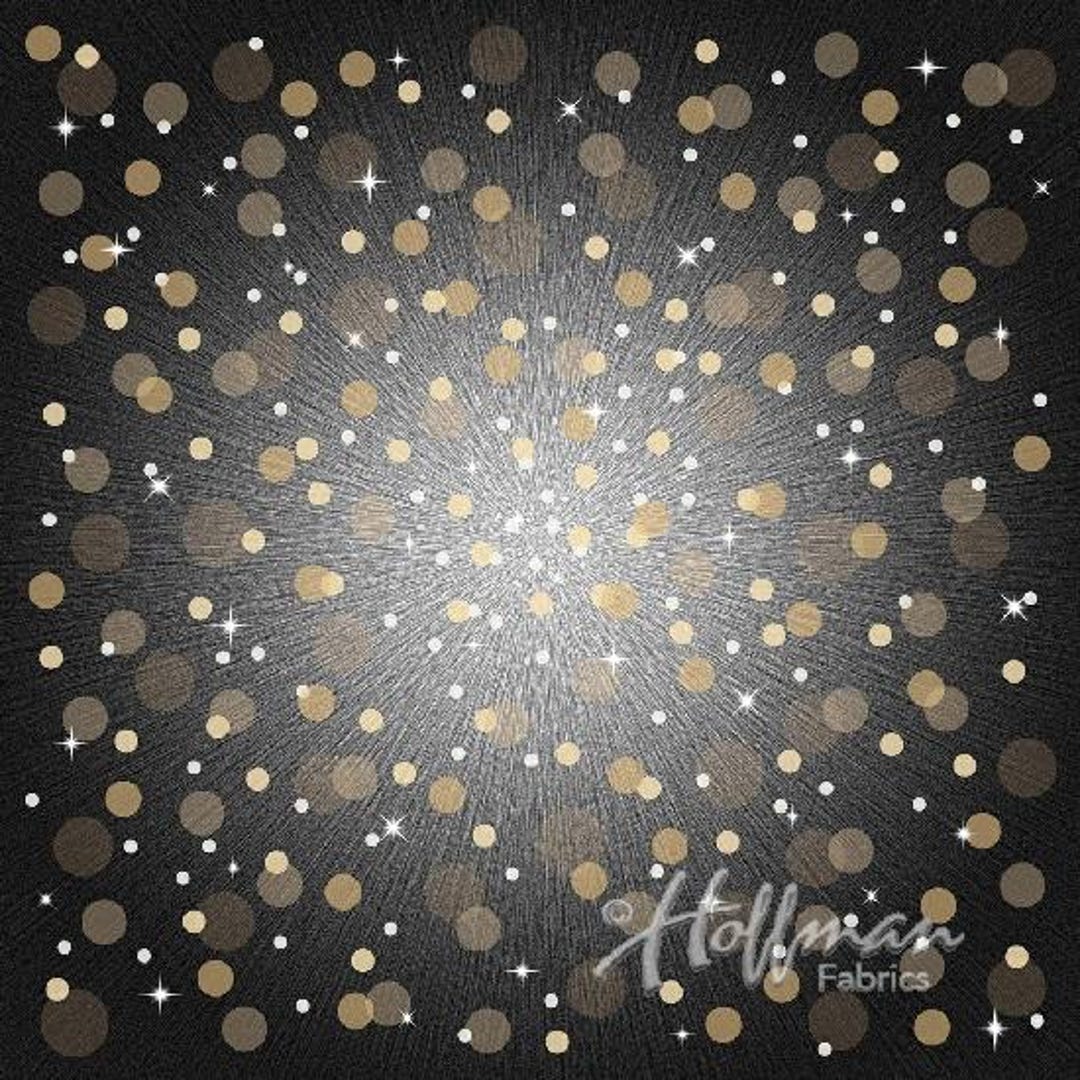 Hoffman Fabrics Supernova Seasons Champagne Sold by the Panel - Etsy