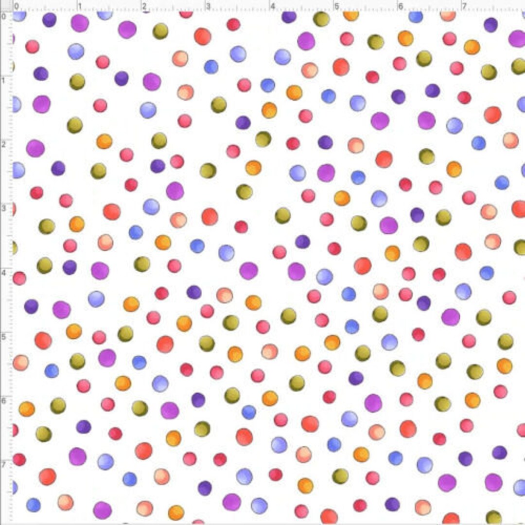 Loralie Designs - Fairy Fun Dots Quilting and Crafting Cotton Fabric ...