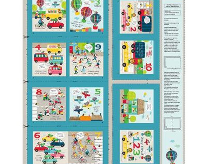 Clothworks Busy Street Digital 36" Storybook Sold by the Panel - Etsy