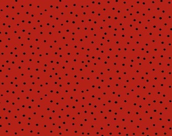 Loralie Designs Dinky Dots Black / White Polka Dot Fabric BTY - Etsy