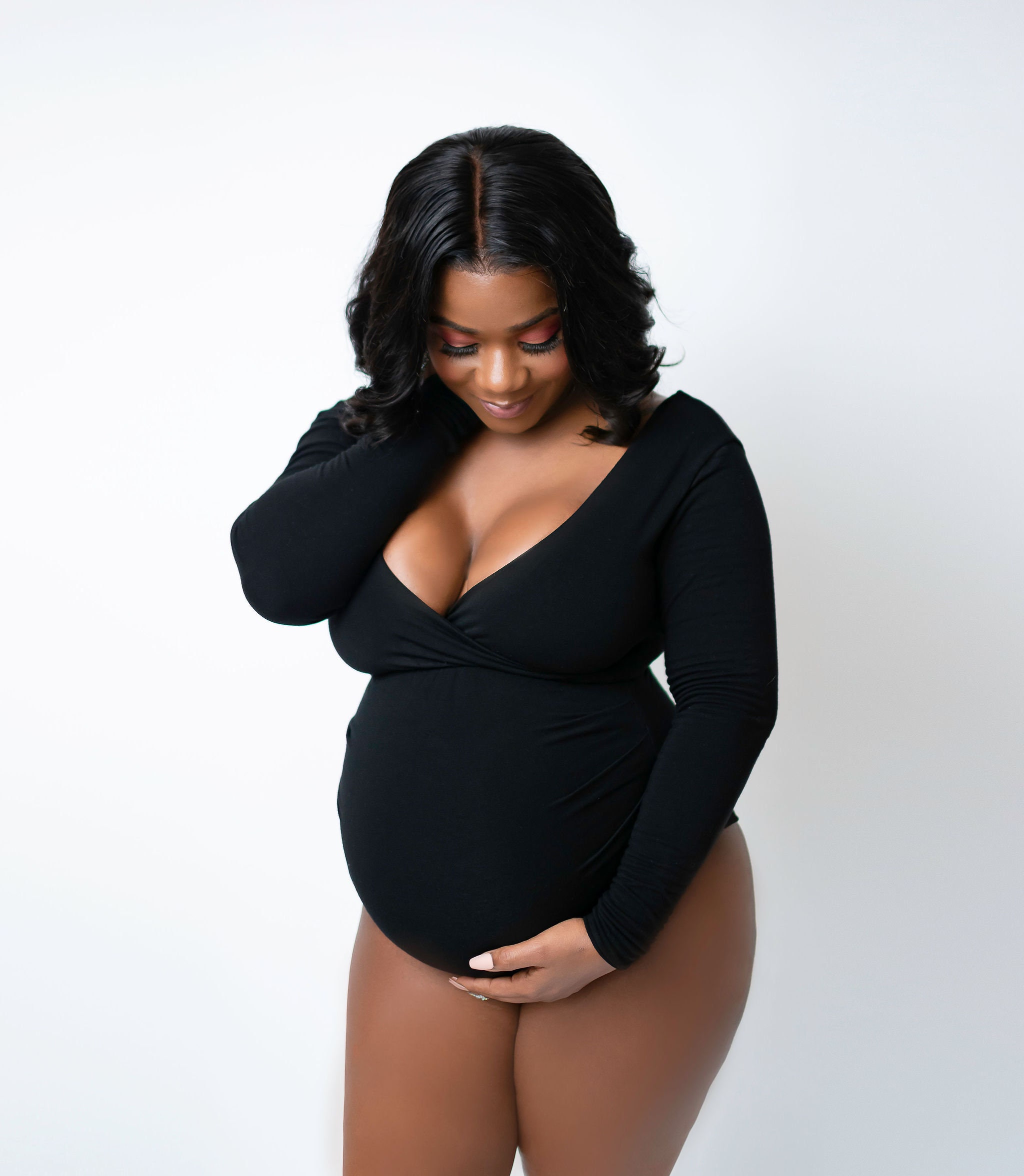 Maternity Bodysuit Pregnancy Bodysuit Pair With A Skirt Etsy