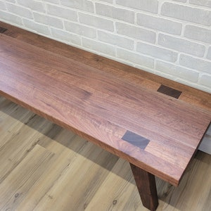 Walnut Bench - Etsy