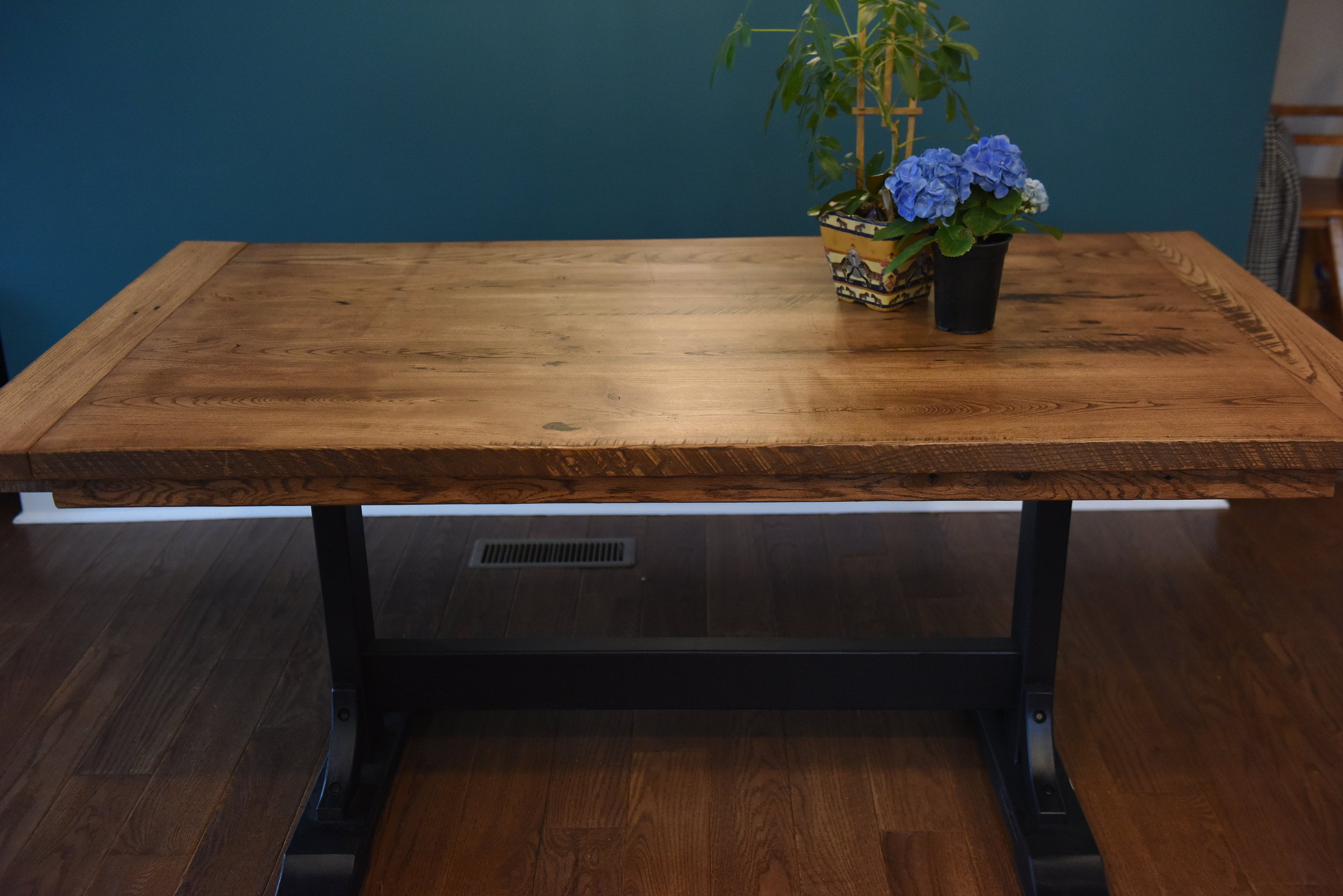 Farmhouse Table, Extension Table, Rustic Reclaimed - Etsy