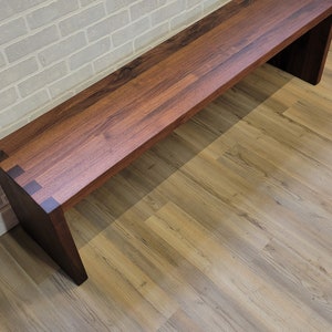 Walnut Bench - Etsy