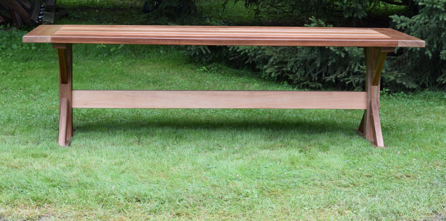 Large patio table Outdoor Dining Table Patio Table Mahogany | Etsy