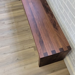 Walnut Bench - Etsy