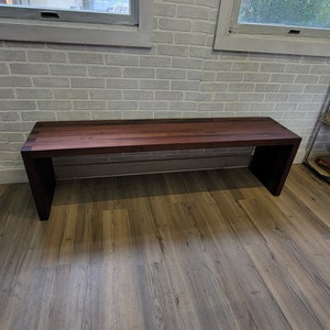 Walnut Bench - Etsy