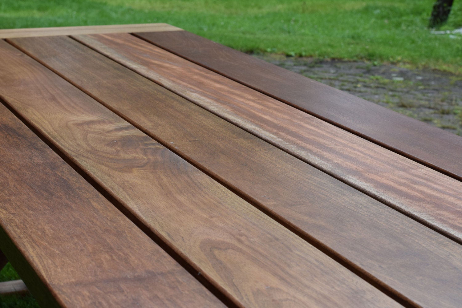 Large patio table Outdoor Dining Table Patio Table Mahogany | Etsy