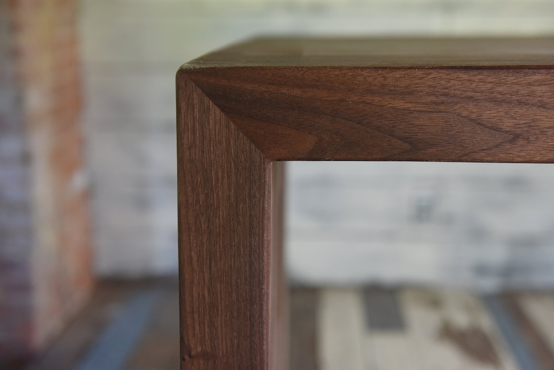 Walnut Butcher Block Waterfall Style Kitchen Island Waterfall - Etsy UK