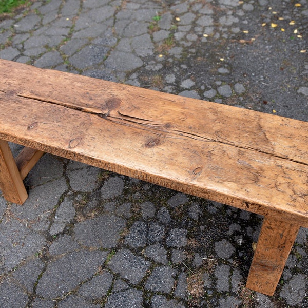 Reclaimed Wood Bench - Etsy