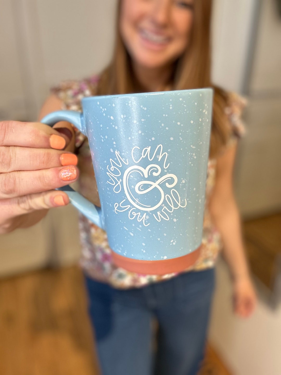 You Can & You Will Mug Gift for Encouragement Gift for Hard Times Mug ...