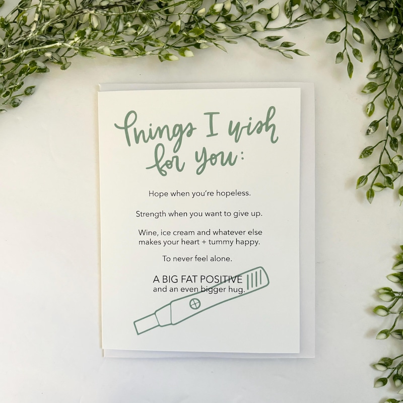 Ivf Support Card - Etsy