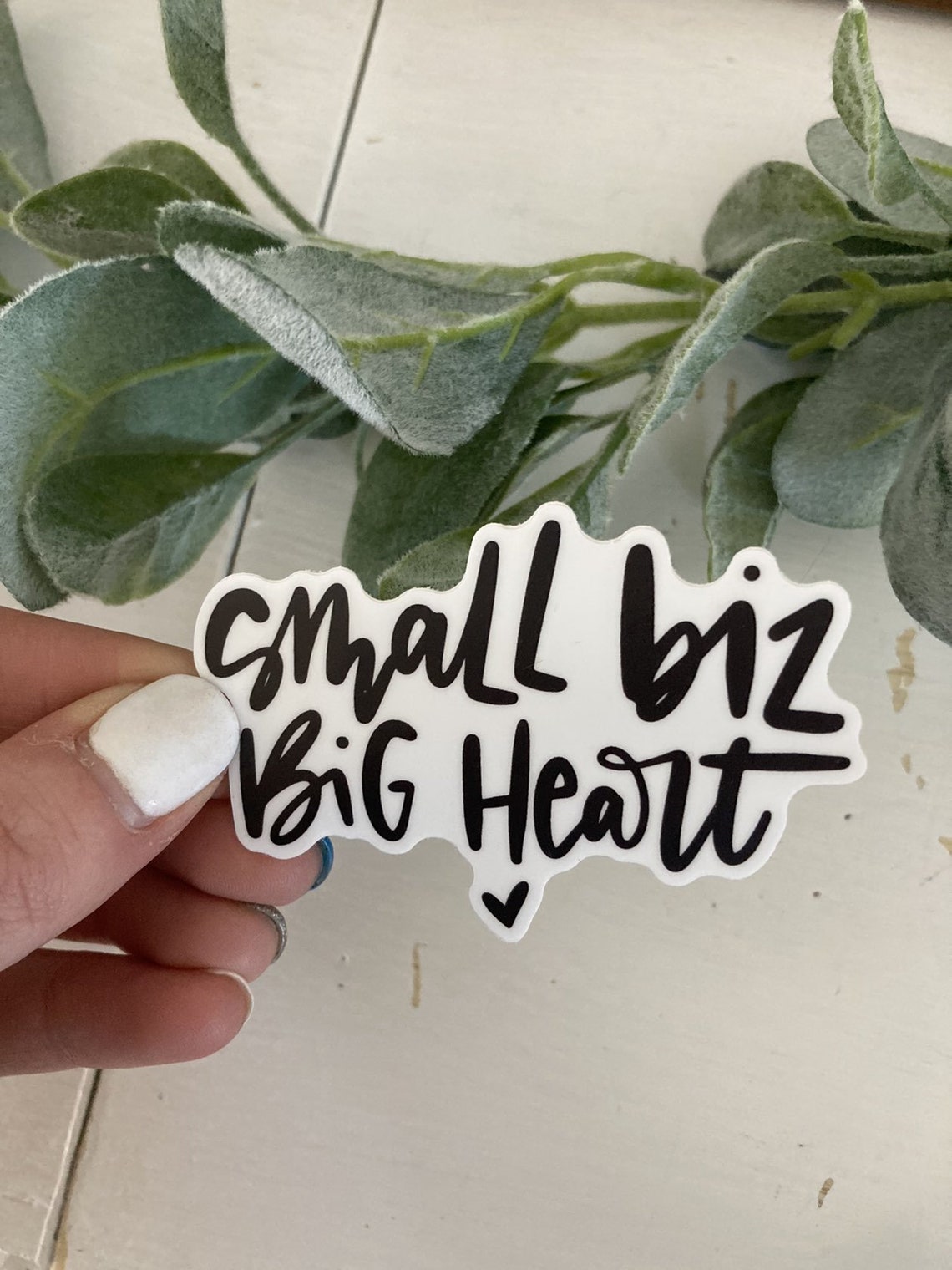 Small Biz Big Heart Sticker / Small Biz / Small Business - Etsy