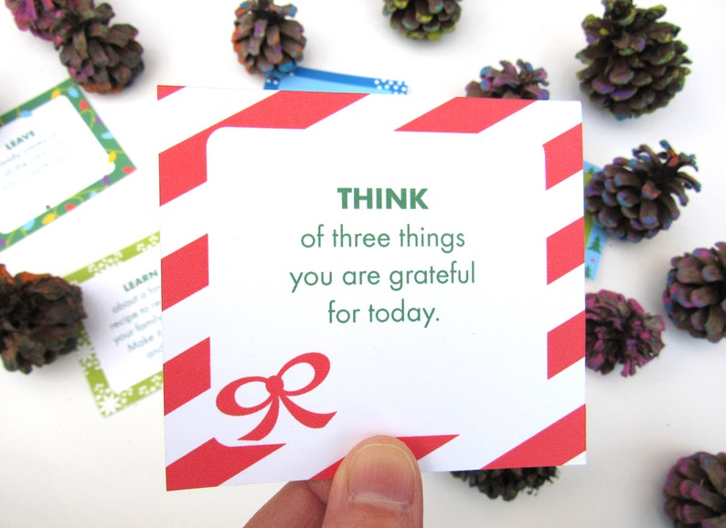 Advent Kindness Calendar, Random Acts of Kindness, Christmas Countdown ...