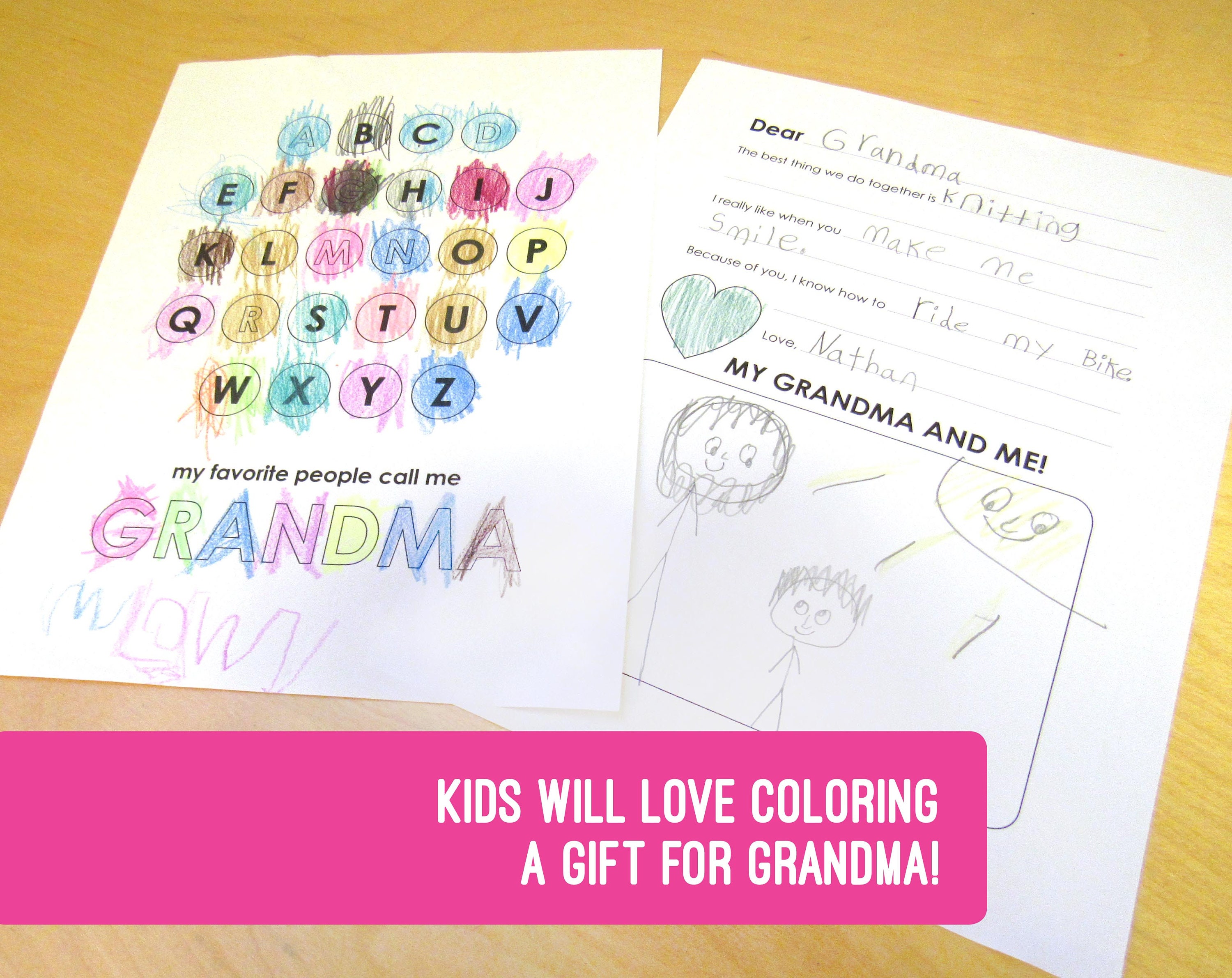 Mother’s Day Gift for Grandma, Personalized Letter to Grandma, Grandma ...