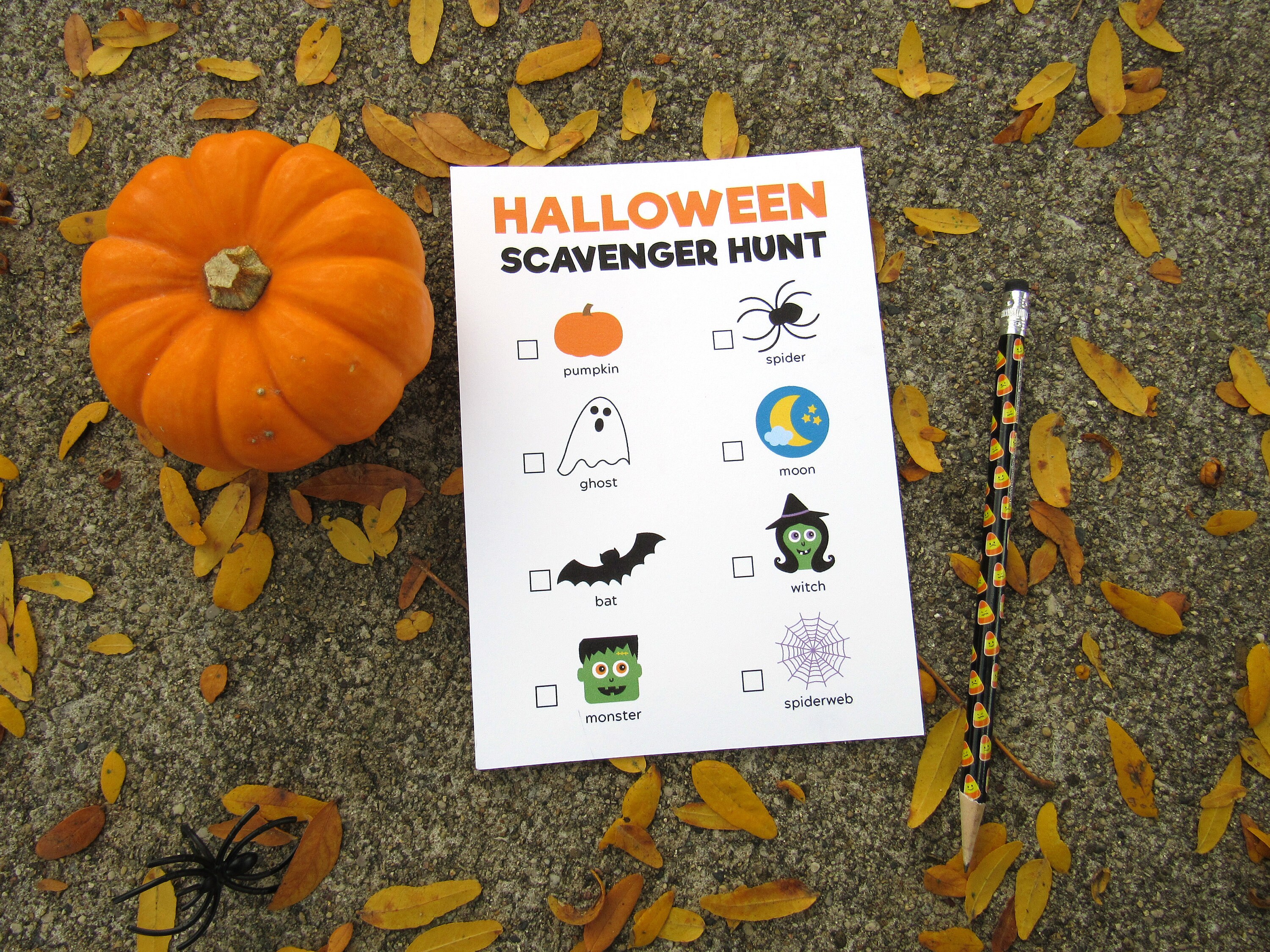 Halloween Scavenger Hunt, for Kids, Halloween Game, Printable Halloween ...