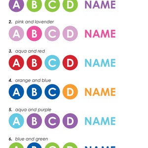 Personalized Alphabet Name Wall Art, Printable ABC Poster, Alphabet ...