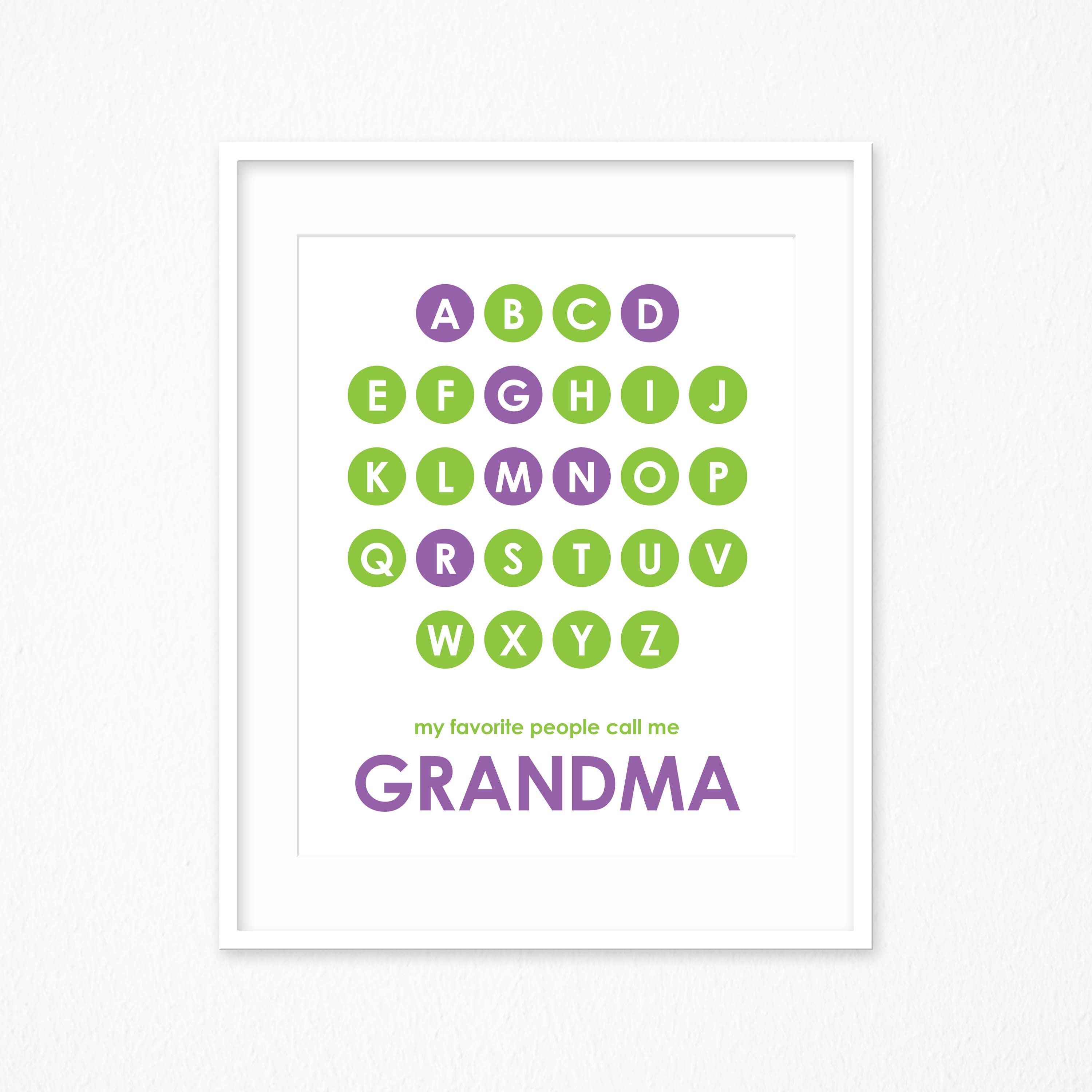 Mother’s Day Gift for Grandma, Personalized Letter to Grandma, Grandma ...