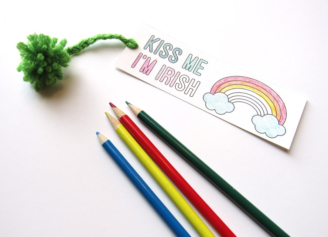 St. Patrick's Day Bookmarks, Coloring, Activities, Craft, Digital, for ...