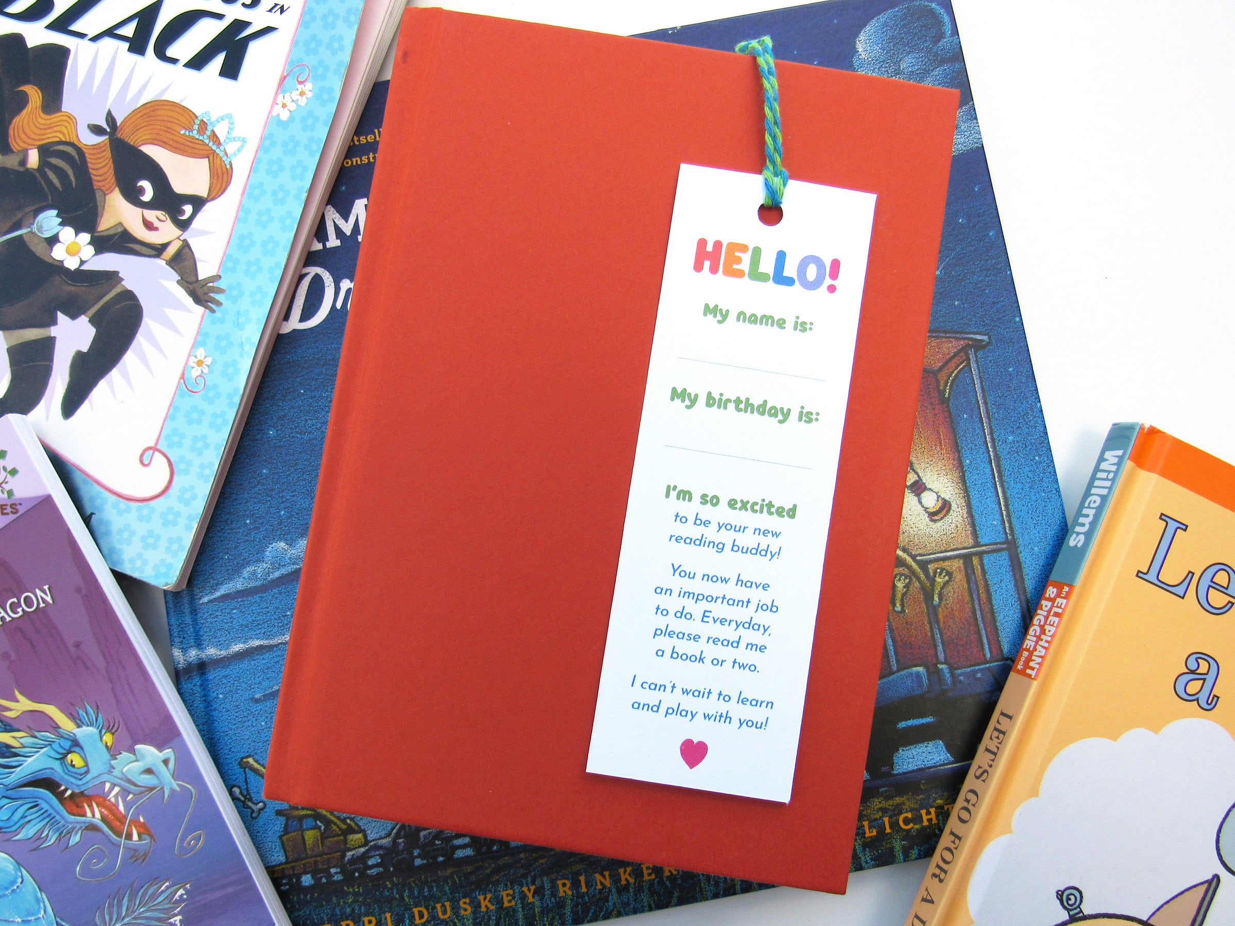 Reading Buddy, Book Buddy, Bookmark Gift, for Kids, Digital Download ...