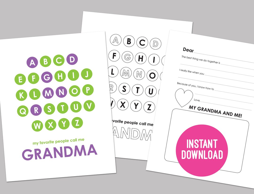 Mother’s Day Gift for Grandma, Personalized Letter to Grandma, Grandma ...