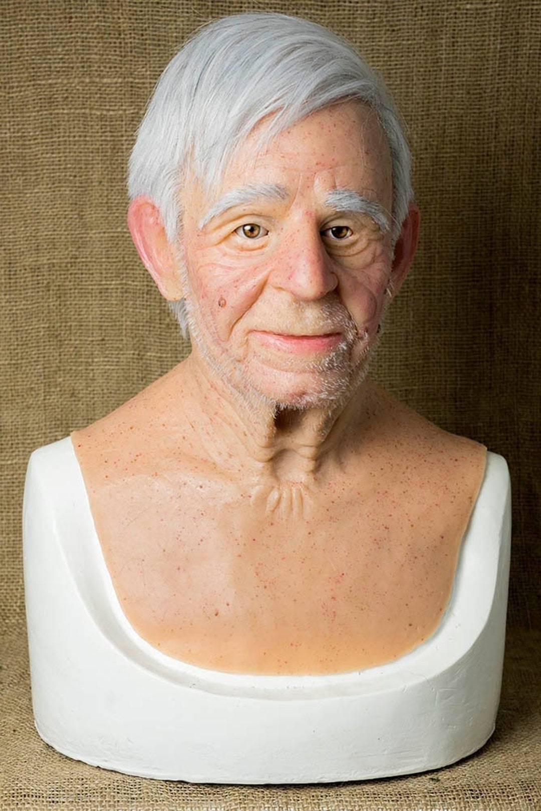 Handmade Silicone Old Man Mask "boris" - Realistic Halloween Mask - Etsy