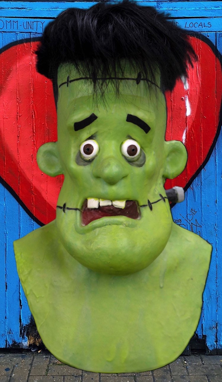 Silicone "frankenstein" Mask: Terrifically Realistic Halloween Mask - Etsy