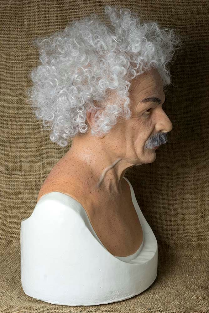 Halloween Silicone Mask: "albert Einstein" Realistic Human Mask - Etsy