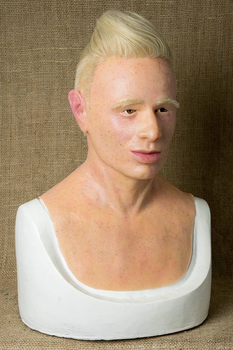 Realistic Silicone Mask: Young Man "hans" - Handmade Halloween Mask - Etsy